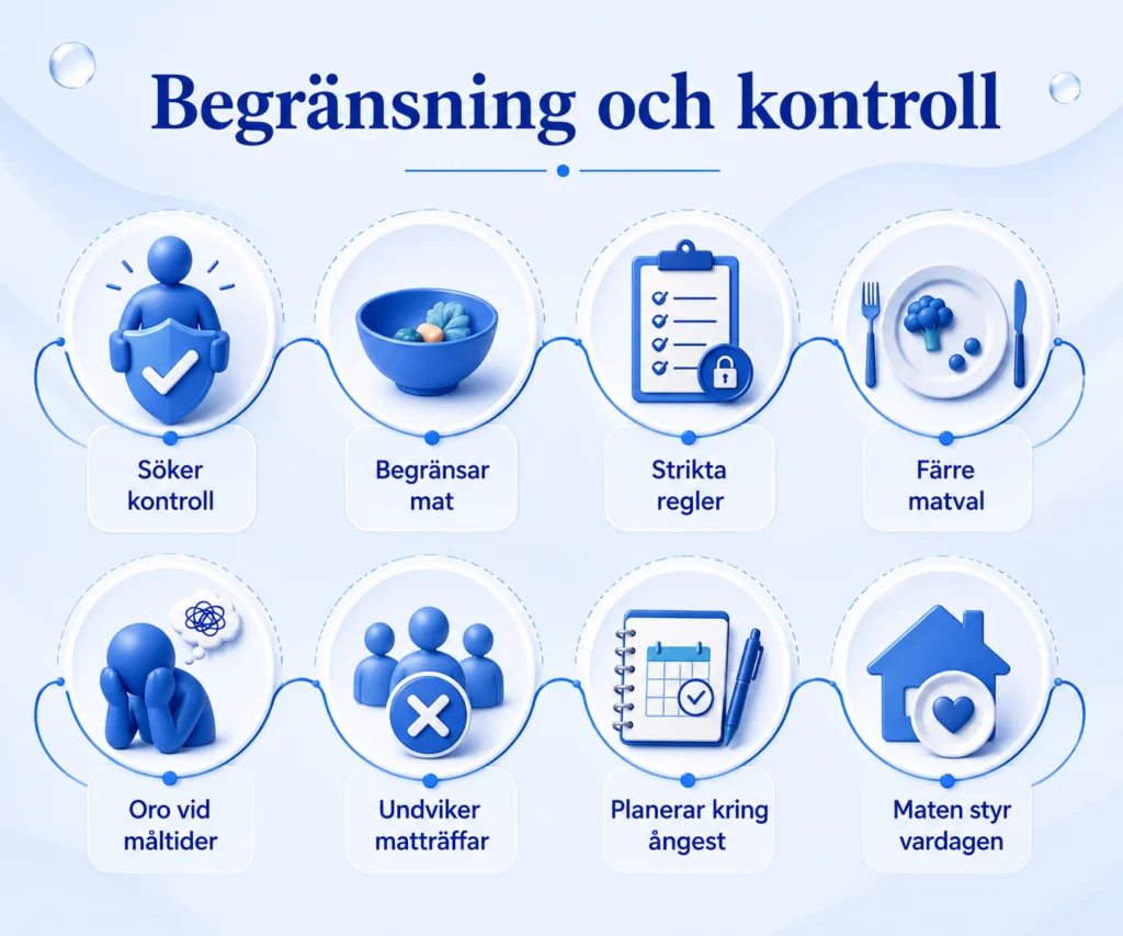 Mat och kropp vid ätstörningar : Vanliga utmaningar